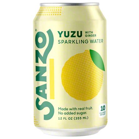 Sanzo Yuzu Ginger Sparkling Water, 12 oz | Central Market - Really Into Food