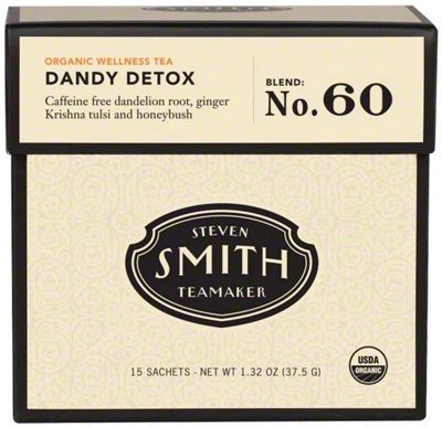 Steven Smith Teamaker Dandy Detox Caffeine-Free Organic Wellness Tea ...