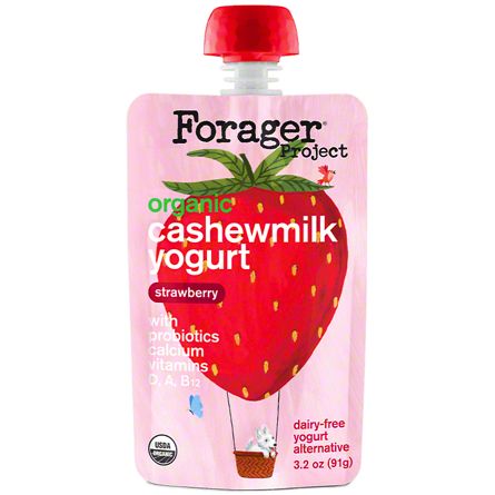 Forager Project Organic Kids Strawberry Cashewmilk Yogurt, 3.2 oz ...