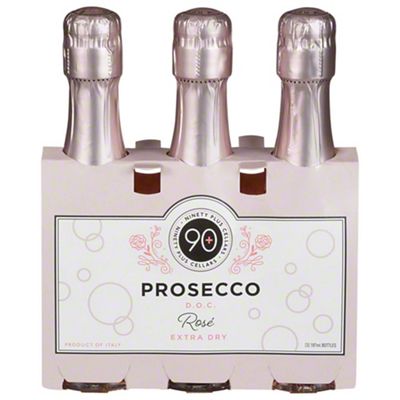 90+ Cellars Lot 197 Prosecco Rose 187 mL Bottles, 3 ct | Central Market - Really Into Food