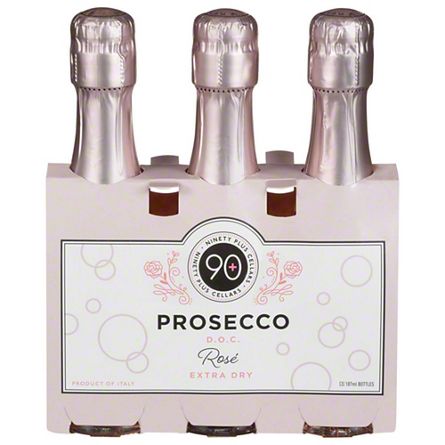90+ Cellars Lot 197 Prosecco Rose 187 mL Bottles, 3 ct | Central Market - Really Into Food