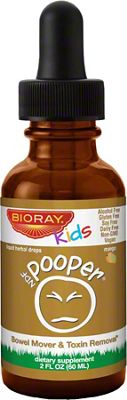 Bioray Kids Natural Detox Factors Pooper Liquid Herbal Drops, 2 oz ...