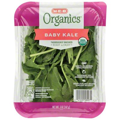 H-E-B Organics Fresh Baby Kale, 5 oz | Central Market - Really Into Food