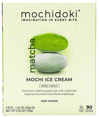 Mochidoki Matcha Mochi Ice Cream, 4 ct | Central Market - Really Into Food