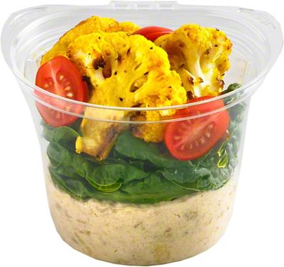 Central Market Eggplant Mutabal Tomato Turmeric Cauliflower Salad Cup ...