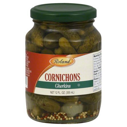Roland Extra Fine Cornichons French Style Gherkins, 12 fl oz | Central ...