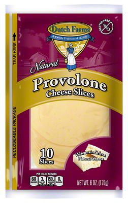 Dutch Farms Provolone Cheese Slices, 6 oz | Central Market - Really ...