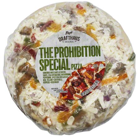 Pep's Drafthaus Prohibition Special Pizza, 12 in | Central Market ...