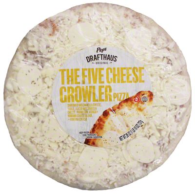 Pep's Drafthaus Five Cheese Growler Pizza, 12 in | Central Market ...