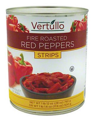 Vertullo Fire Roasted Red Pepper Strips, 28 oz | Central Market ...