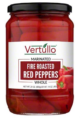 Vertullo Fire Roasted Whole Red Peppers, 24 oz | Central Market ...