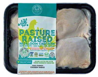 Cooks Venture Pasture Raised Bone-In Chicken Thighs | Central Market ...