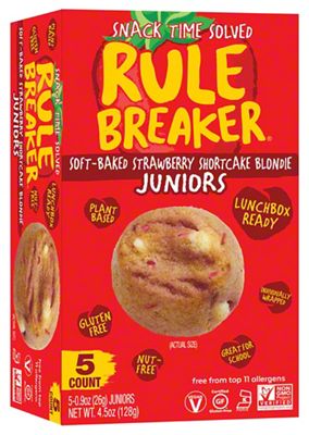 Rule Breaker Strawberry Shortcake Chickpea Cookies 4.5 oz Snack Packs ...
