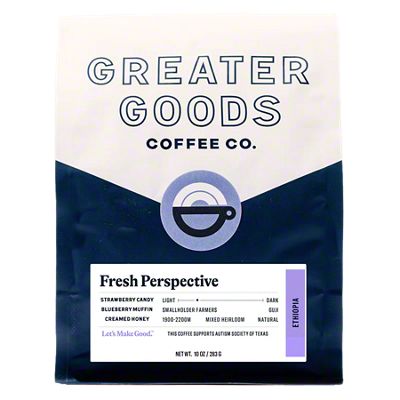 Greater Goods Coffee Fresh Perspective Whole Bean Coffee, 12 oz ...