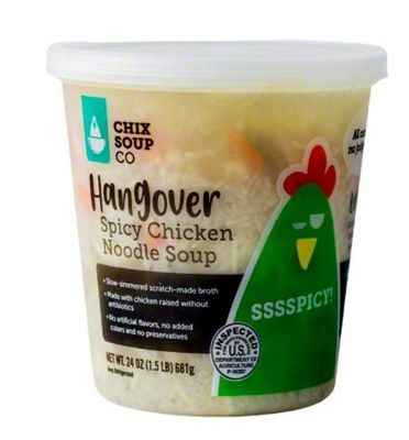 Chix Soup Co Hangover Spicy Chicken Noodle Soup, 24 oz | Central Market ...