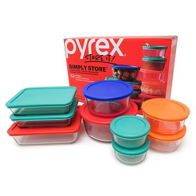 Pyrex Glass Food Storage Simply Store Set, Each | Joe V's Smart Shop ...