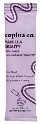 Copina Co. Vanilla Beauty Plant-Based Collagen Support Creamer Stick, 0 ...