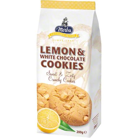 Merba White Chocolate Lemon Cookies, 7.05 oz | Central Market - Really ...