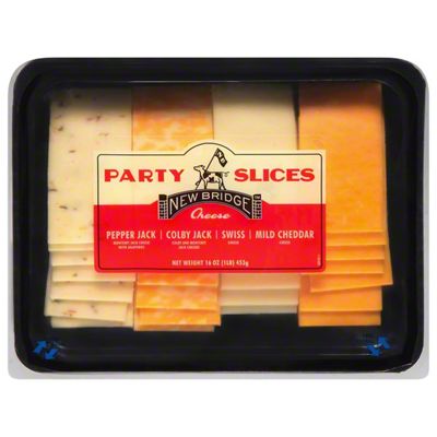 New Bridge Assorted Cheese Party Slices, 16 oz | Central Market ...