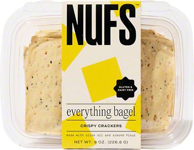 Nufs Everything Bagel Crispy Crackers, 8 oz | Central Market - Really ...