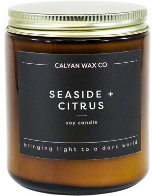 Calyan Wax Co. Seaside Citrus Amber Jar Candle, 7.2 oz | Central Market ...