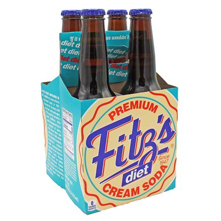 Fitz's Diet Cream Soda, 4 pk, 12 oz | Central Market - Really Into Food