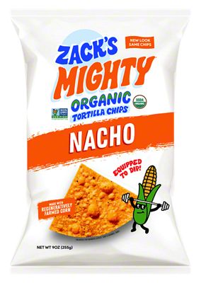 Zack's Mighty Organic Nacho Tortilla Chips, 9 oz | Central Market ...