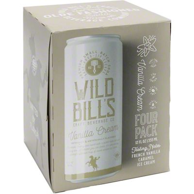 Wild Bills Vanilla Cream Soda 12 oz Cans, 4 pk | Central Market ...