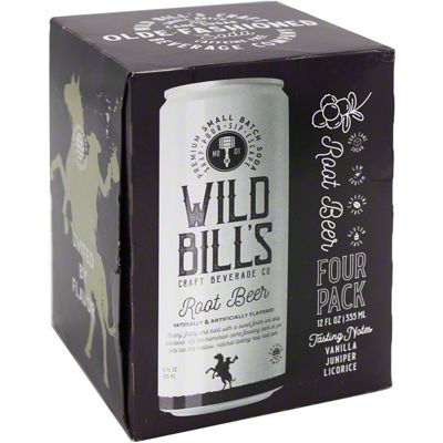 Wild Bills Root Beer 12 oz Cans, 4 pk | Central Market - Really Into Food