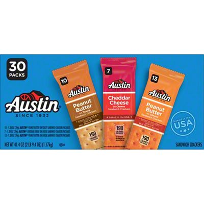 Austin Variety Pack Sandwich Crackers, 41.4 oz, 30 ct | Joe V's Smart ...