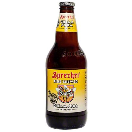 Sprecher Craft Brewed Premium Cream Soda, Glass Bottle, 16 fl oz ...