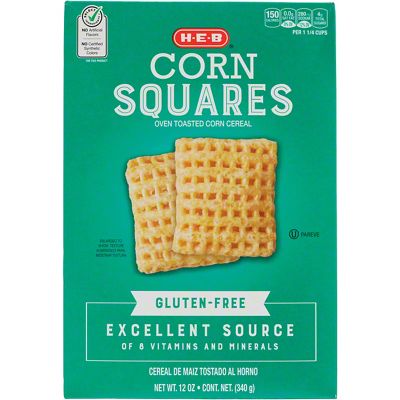 H-E-B Corn Squares Cereal, 12 oz | Central Market - Really Into Food