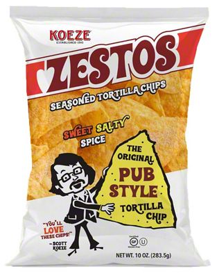 Koeze Zestos Pub Style Tortilla Chips, 10 oz | Central Market - Really ...