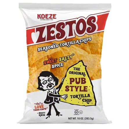 Koeze Zestos Pub Style Tortilla Chips, 10 oz | Central Market - Really ...