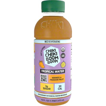 Chiki Chiki Boom Boom Mango Passion Fruit Tropical Water, 16 oz ...
