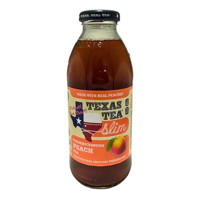 Texas Tea Slim Fredericksburg Peach Tea, 16 oz | Central Market ...