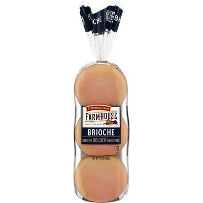 Pepperidge Farm Farmhouse Brioche Hamburger Buns, 6 ct | Central Market ...