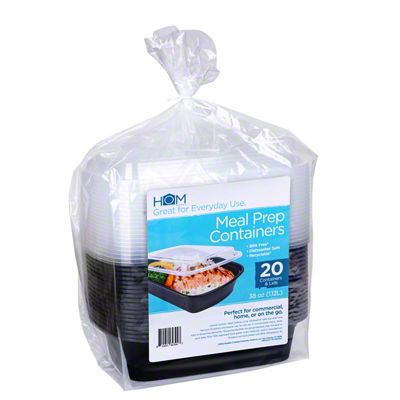 Hom Works Meal Prep Containers, 20 ct, 38 oz ea | Joe V's Smart Shop ...