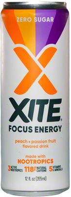 Xite Peach Passion Fruit Focus Energy, 12 oz | Central Market - Really ...
