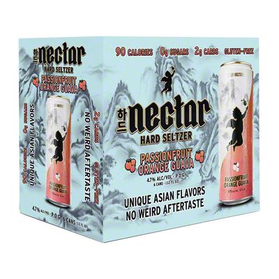 Nectar Hard Seltzer Passionfruit Orange 12 oz Cans, 6 pk | Central ...