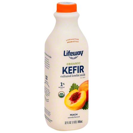 Lifeway Organic Peach Lowfat Kefir, 32 oz | Central Market - Really ...