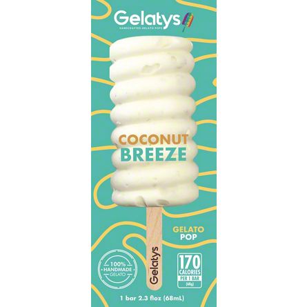 Gelatys Coconut Breeze Gelato Pop, ea | Central Market - Really Into Food