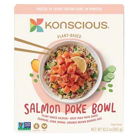 Konscious Plant-Based Salmon Poke Bowl, 10.3OZ | Central Market ...