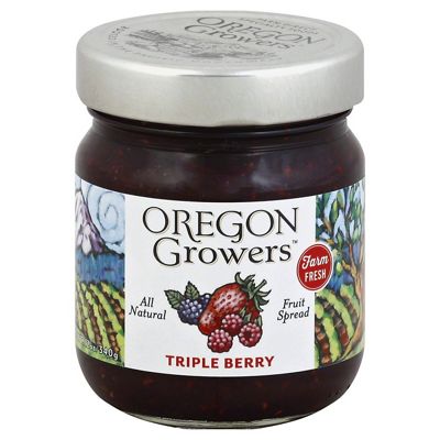 Oregon Growers Triple Berry Fruit Spread, 12 oz | Central Market - Really Into Food