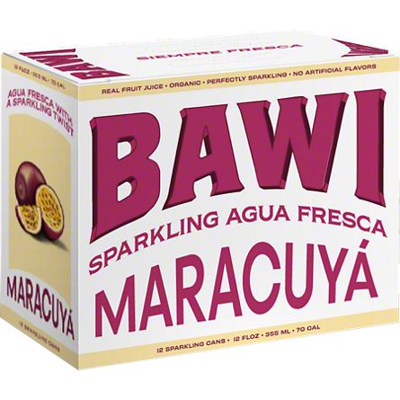 Bawi Passionfruit Sparkling Agua Fresca 12 oz Cans, 12 pk | Central ...