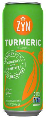 ZYN Turmeric Mango Lychee Antioxidant Drink, 12 oz | Central Market ...