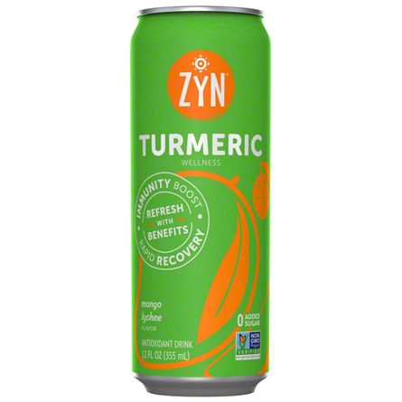 ZYN Turmeric Mango Lychee Antioxidant Drink, 12 oz | Central Market ...