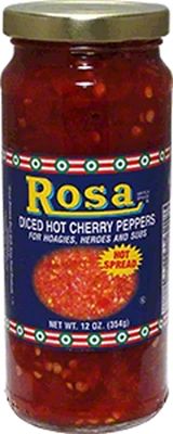 Rosa Diced Hot Cherry Peppers, 12 oz | Central Market - Really Into Food