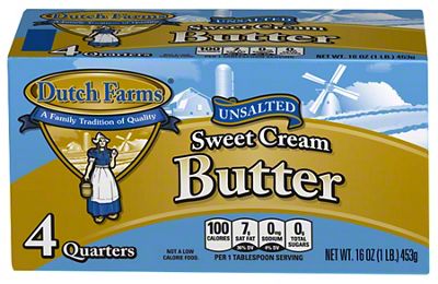 Dutch Farms Unsalted Sweet Cream Butter, 4 ct | Central Market - Really ...