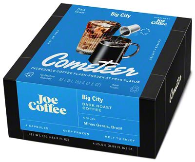Cometeer Joe Coffee Dark Roast Frozen Specialty Coffee Capsules, 4 ct ...